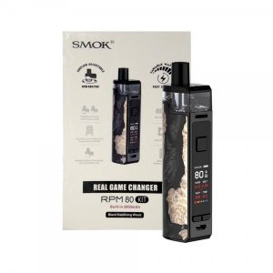 SMOK RPM 80 KIT BUILT IN 3000MAH BLACK STABILIZING WOOD