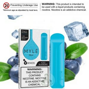 MYLE MINI DISPOSABLE DEVICE ICED BLUEBERRY